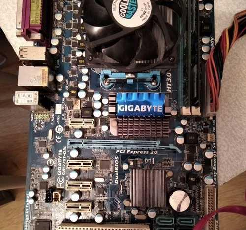 Матплаты gigabyte ga-770t- d3l,am3+