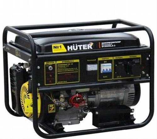 Бензиновый электрогенератор Huter dy8000lx-3