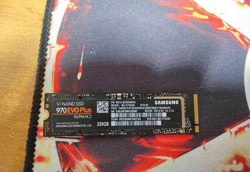 SSD 250 Gb Samsung 970 EVO Plus 2300/3500 Мб/сек