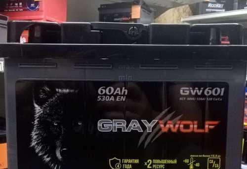 Аккумулятор Gray Wolf 60 Ah 530 en