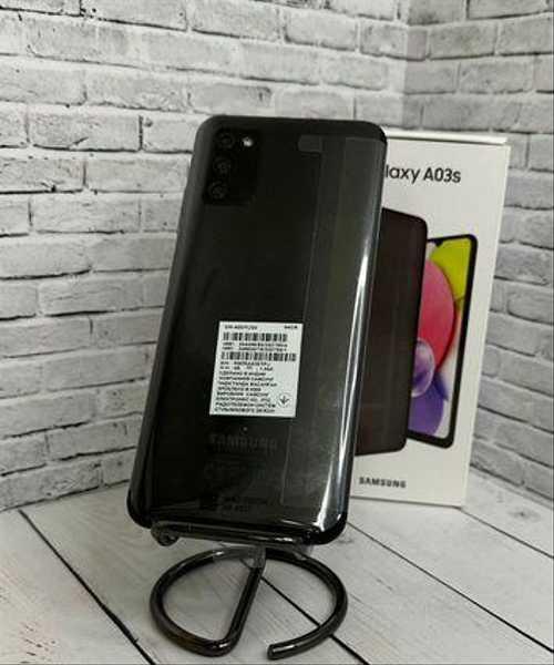 Смартфон Samsung Galaxy A03s 4\64GB Black