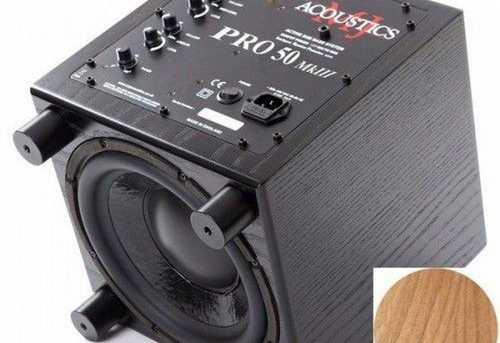 Сабвуфер MJ Acoustics Pro 50 Mk III walnut