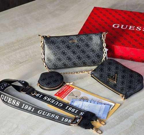 Сумка женская guess 3в1