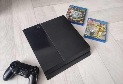 Sony playstation 4 fat 500 gb (+ много игр)