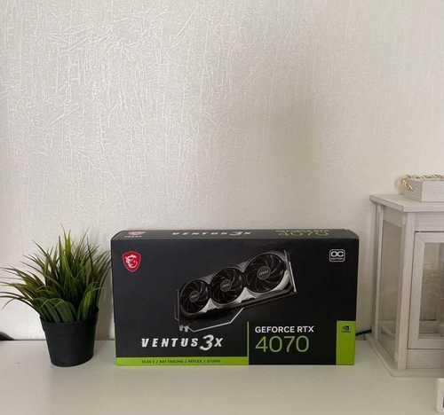 Видеокарта msi rtx 4070 ventus 3x