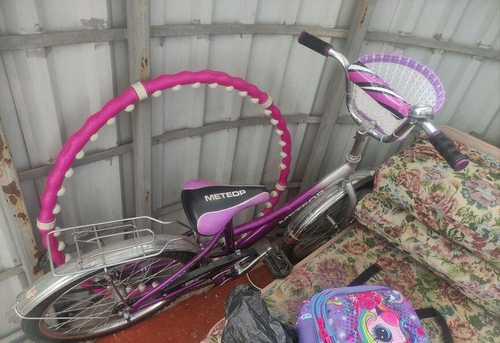 Велосипед для девочки 7-9лет