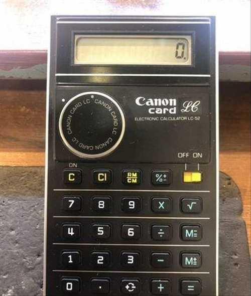 Калькулятор Canon LC-52