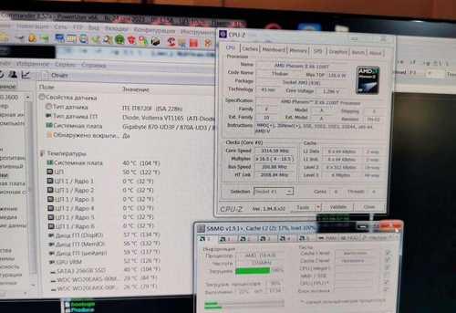 Комплект AMD phenom II x6 1100t