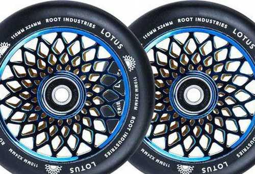 Колеса root industries Lotus 110mm Blu-rey-Black S