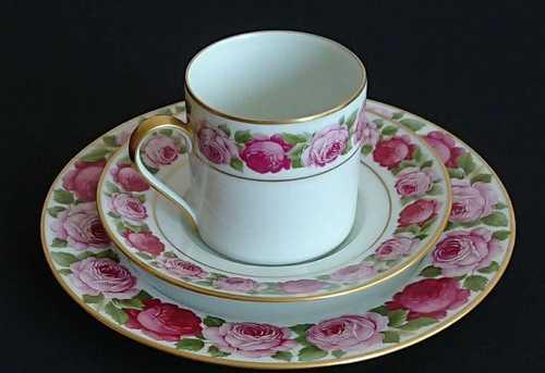 Кофейная тройка Лимож (Royal Limoges) фарфор