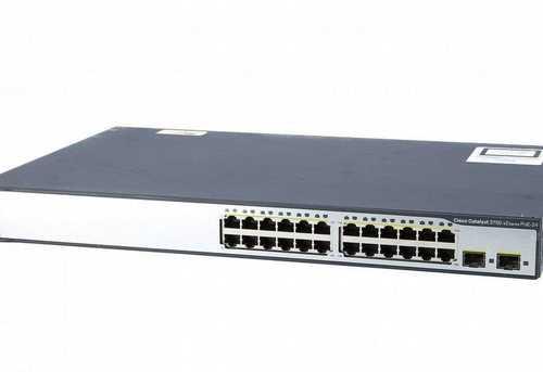 Коммутатор Cisco WS-C3750V2-24PS-S