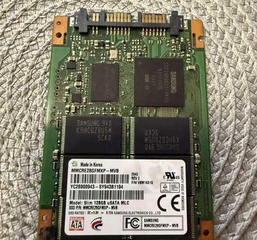 Mmcre28gfmxp-MVB Samsung ssd 128GB