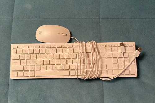 Проводная клавиатура и мышка HP