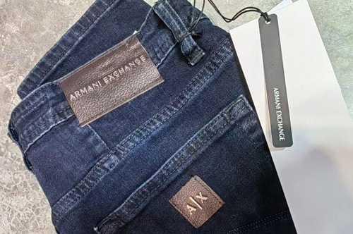 Armani мужские джинсы темно синие Slim Fit W36