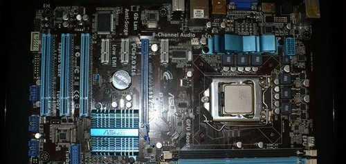 Матплата + процессор на сокете 1156 Intel I7-870