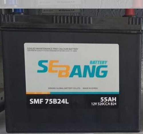 Аккумулятор SeBang 55Ah 480A