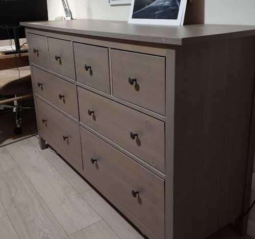 Комод IKEA / Икея Хемнэс, серый, бу, оригинал
