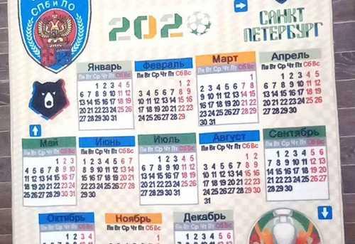 Ковер-календарь новый euro2020, uefa, гибдд