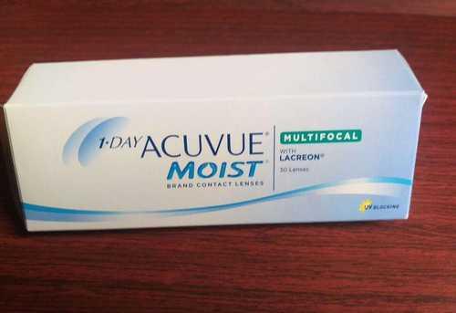 Линзы acuvue moist однодневные