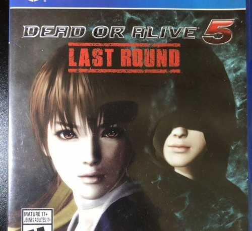 Диск Dead or Alive 5 Last Round