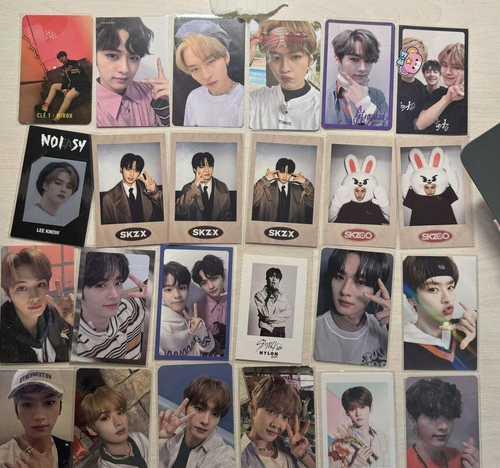 Карты stray kids, стафф stray kids