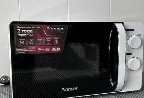 Микроволновая печь pioneer новая белая 700w 20л