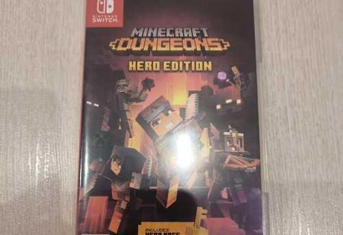 Minecraft Dungeons hero для nintendo switch