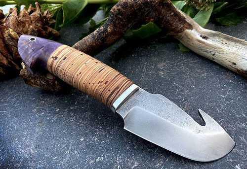 Нож "Скиннер с крючком №1", клинок сталь K340, сле