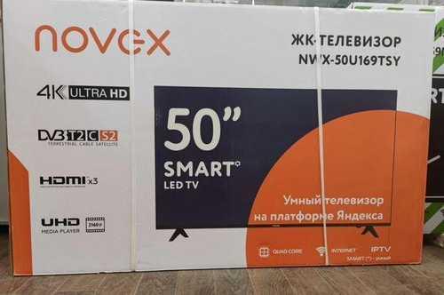 Телевизор novex 4k ultra hd новый
