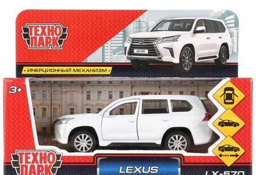 Машина LX570-WH металл lexus LX-570 длина 12 см, д