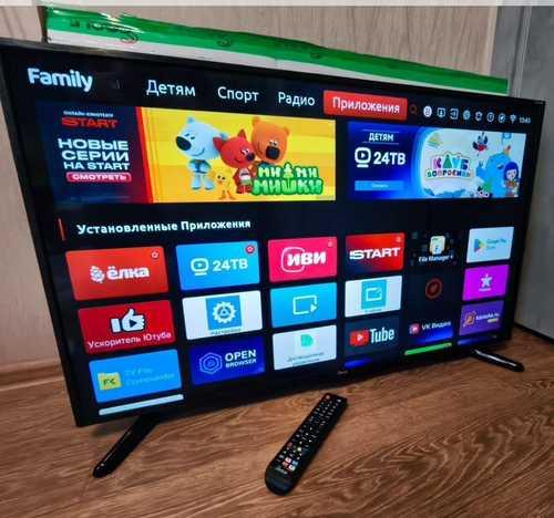 Телевизор SMART TV ultra 4k 43 дюйма