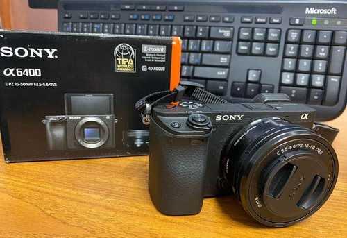 Фотоаппарат Sony Alpha A6400 kit 16-50mm черный