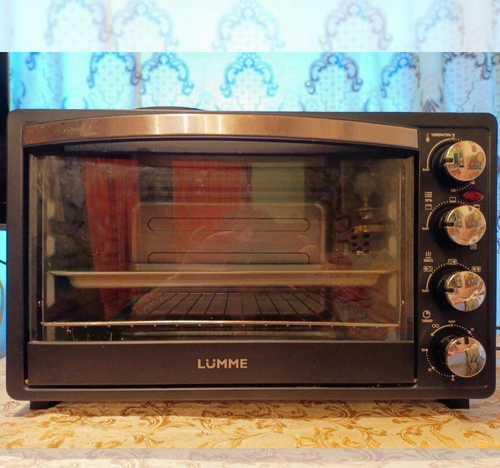 Эл.духовой шкаф мини-печь lumme LU-LO1712B,40л