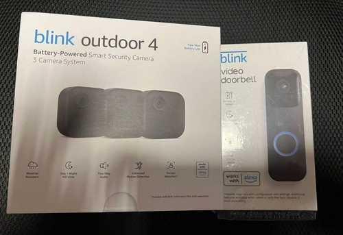 Blink Outdoor 4 (4th Gen) + Blink Doorbell (Новые)