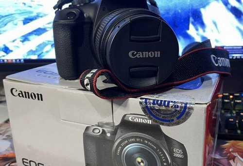 Зеркальный фотоаппарат Canon eos 2000d
