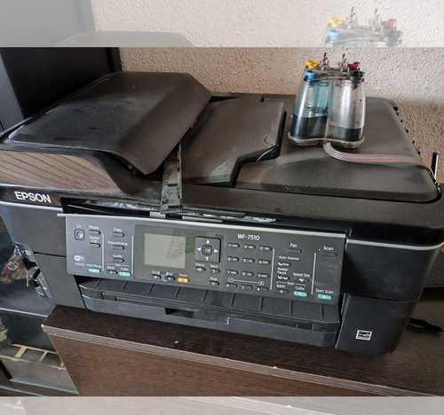 Мфу epson WF-7510 с Снпч на запчасти