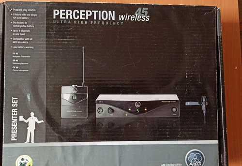 AKG perception wireless 45 presenter set