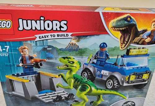 Lego jurassic world 10757 Перевозка раптора (новый