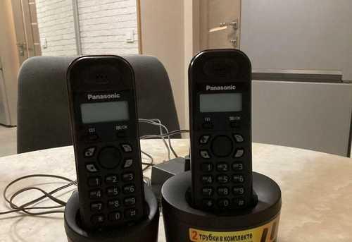 Телефон panasonic с двумя трубками