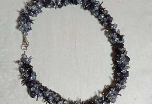 Ожерелье из авантюрин 45 см