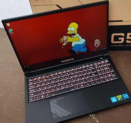 Игровой ноутбук gigabyte G5 MF i5-12500H/RTX4050