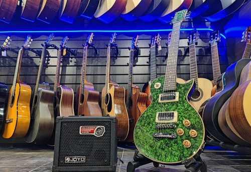 Электрогитара Les Paul Vintage Green с Моделирующи