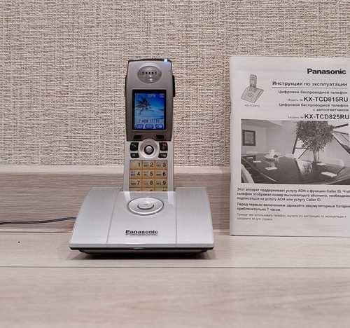 Цифровой стационарный dect телефон Panasonic