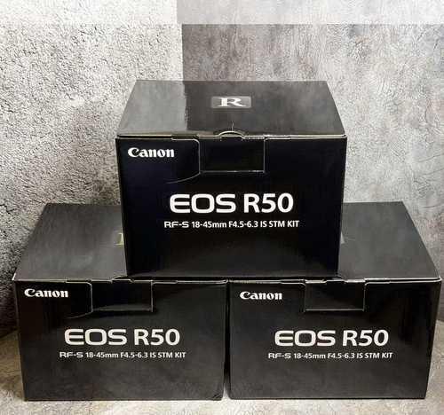 Canon EOS R50 Kit RF 18-45mm IS STM Новый