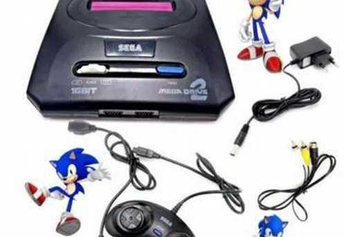 Игровая приставка Sega Mega Drive 2, 2 джойстика