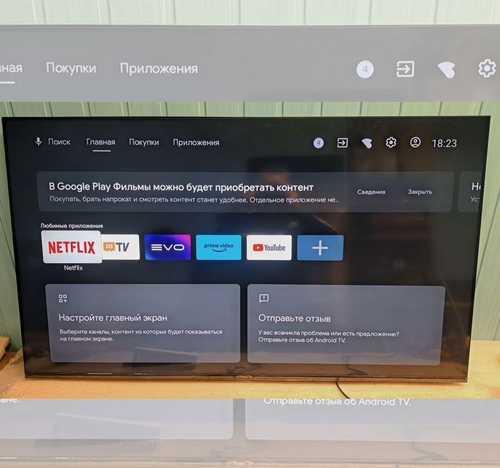 Haier 55(139см) UHD 4K,Android TV,голос.упр