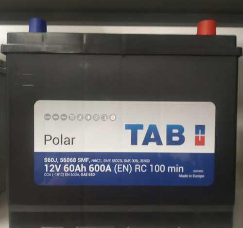 Аккумулятор 60Ач Tab Polar Asia