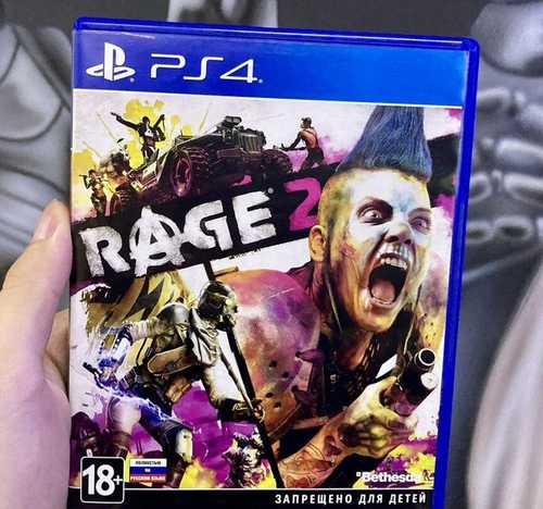 Диск ps4 Rage 2