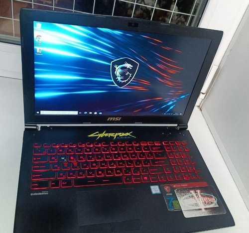 Игровой MSI / i5-7300HQ / GTX 1050 / 10GB / 500SSD