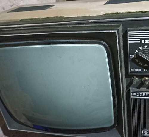 Телевизор ламповый рассвет 307-1 (80-х гг)